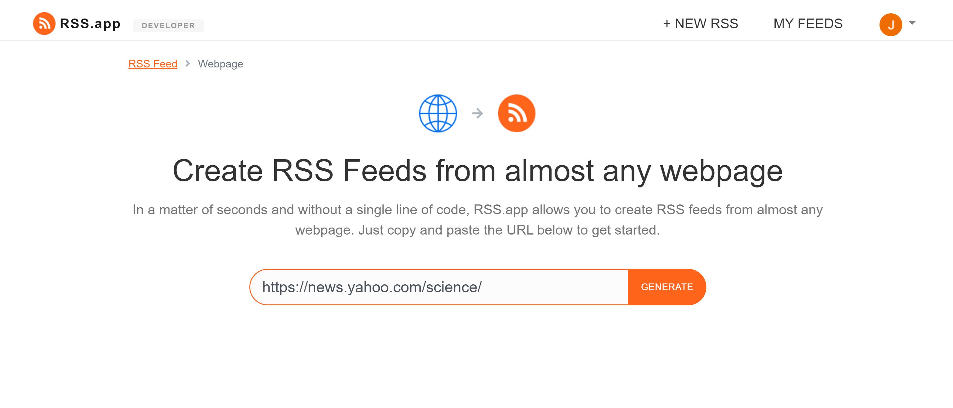 How to Create Yahoo News RSS Feeds